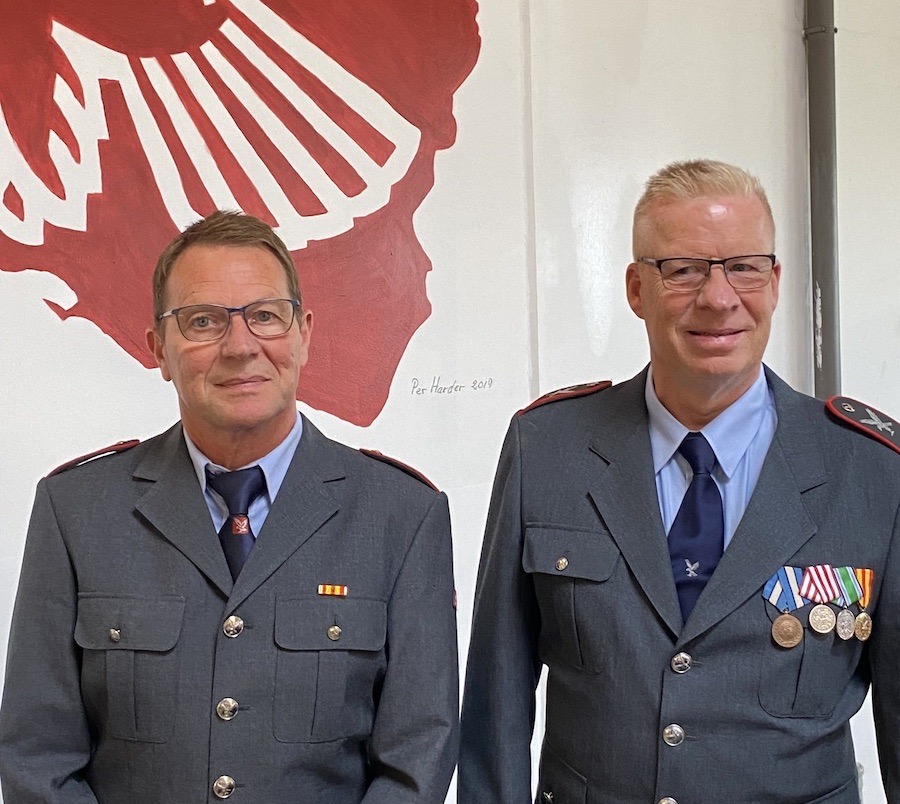 To Falckreddere på pension